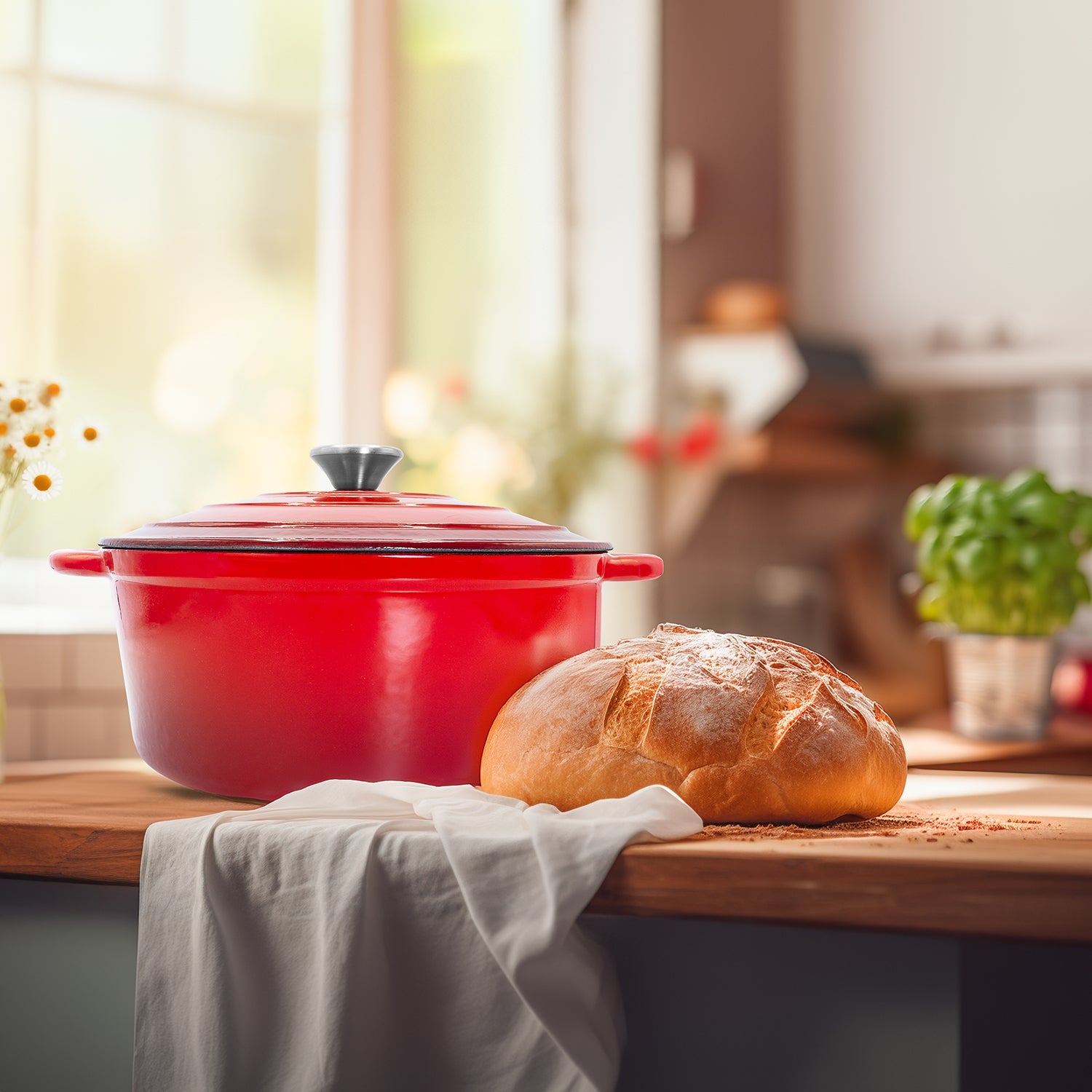 Enameled Cast Iron Dutch Ovens & Bread Baking Sets | CRUSTLOVE